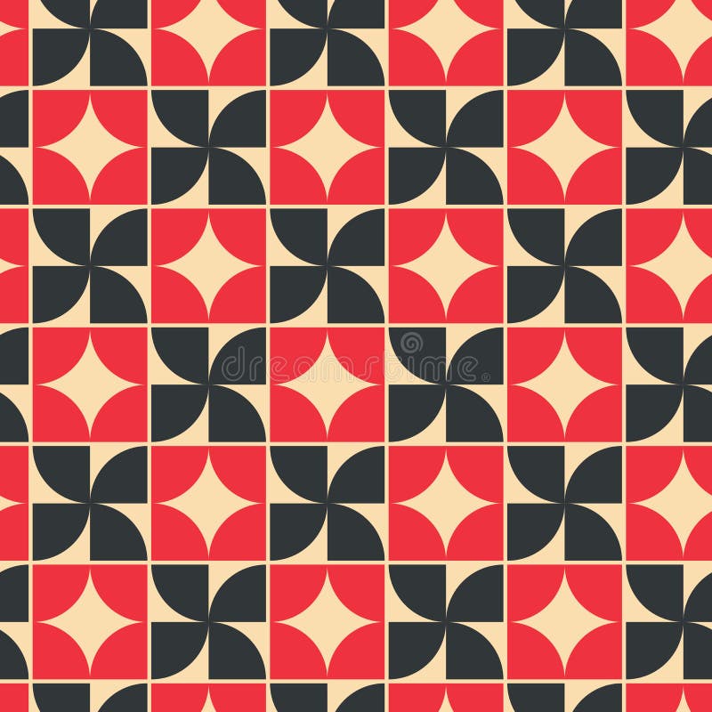 Vector Geometric Background with Rhombs and Crosses, Contrast Te Stock ...