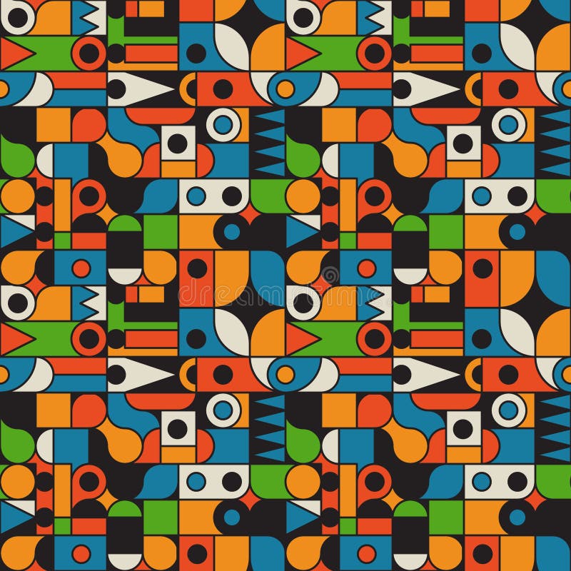 Vector Geometric Backgrounds Stock Vector - Illustration of frames ...