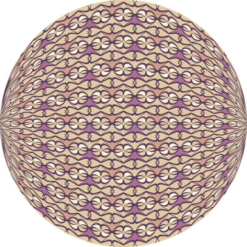 Vector Geometric Circle with Distorted Elements Stock Vector ...