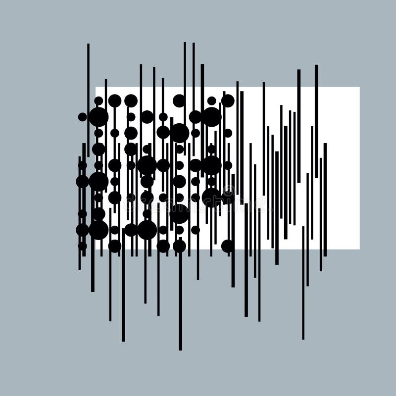 Vector Geometric Composition, Abstract Graphic Art. Stock Vector ...