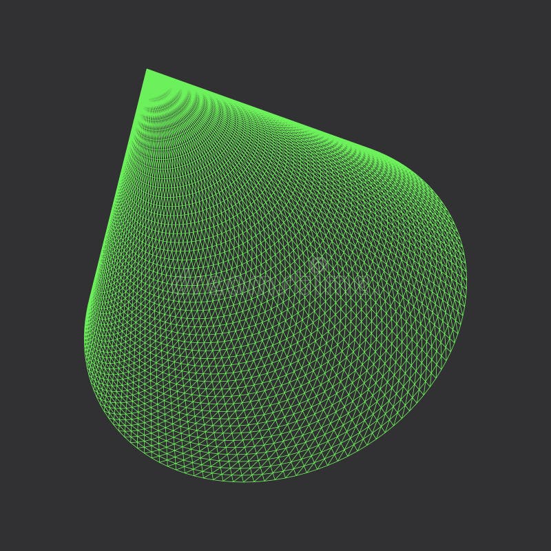 Cone Shape Net Stock Illustrations – 136 Cone Shape Net Stock ...