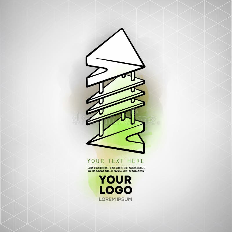 Vector Geometric Figure Prism Logo Design Stock Vector - Illustration ...