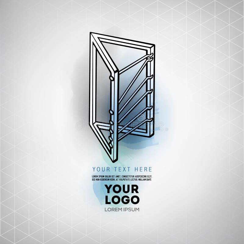 Vector Geometric Figure Prism Logo Design Stock Vector - Illustration ...