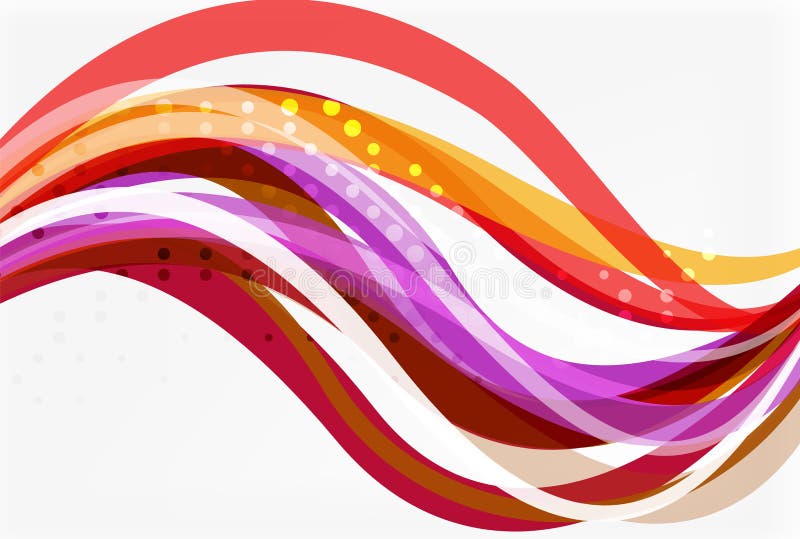 Vector Geometric Flowing Lines Abstract Background Stock Vector Illustration Of Backdrop