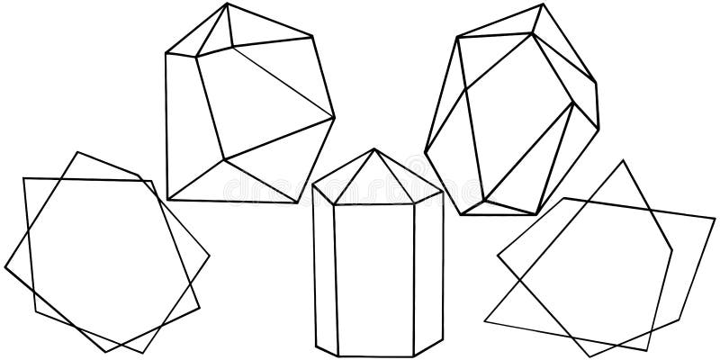 Vector Geometric Form. Isolated Illustration Element. Mosaic Shape ...