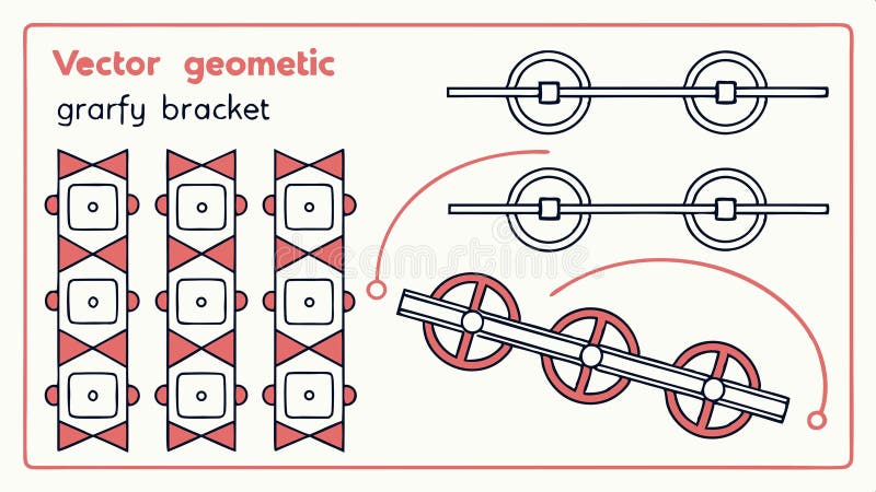 Vector Geometric Graphy Bracket, Technical Drawing Element Vector ...