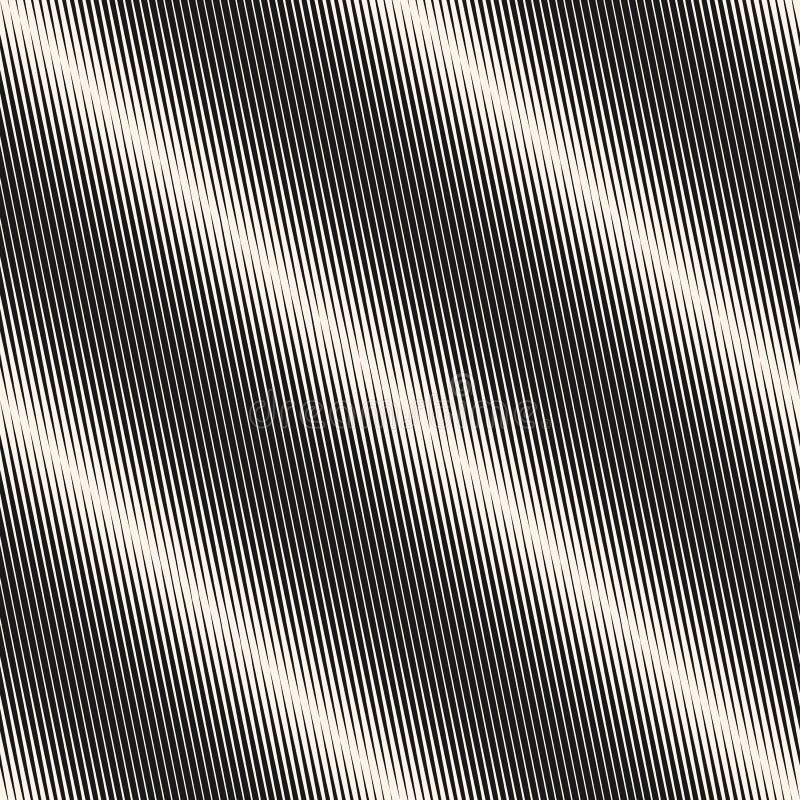 Geometric Halftone Stripes Seamless Pattern. Repeat Design Element ...