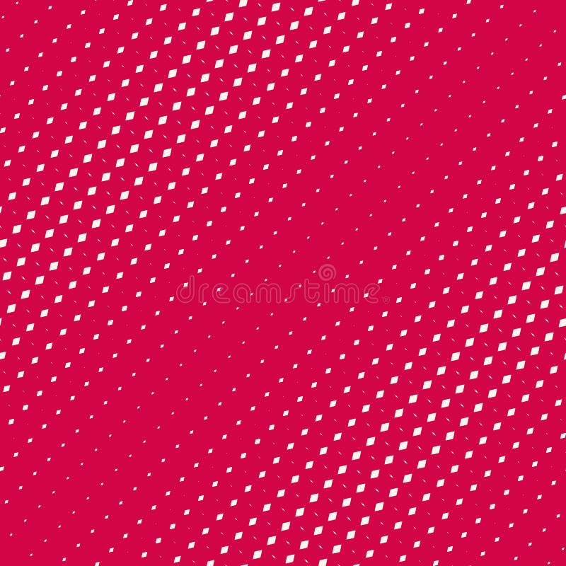 Vector Geometric Halftone Pattern with Diagonal Fading Rhombuses. Red ...
