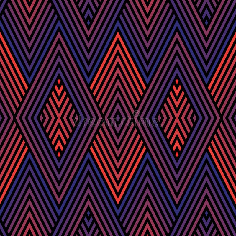 Vector Geometric Halftone Seamless Pattern with Colorful Lines ... Vector Geometric Halftone Seamless Pattern with Colorful Lines ...
