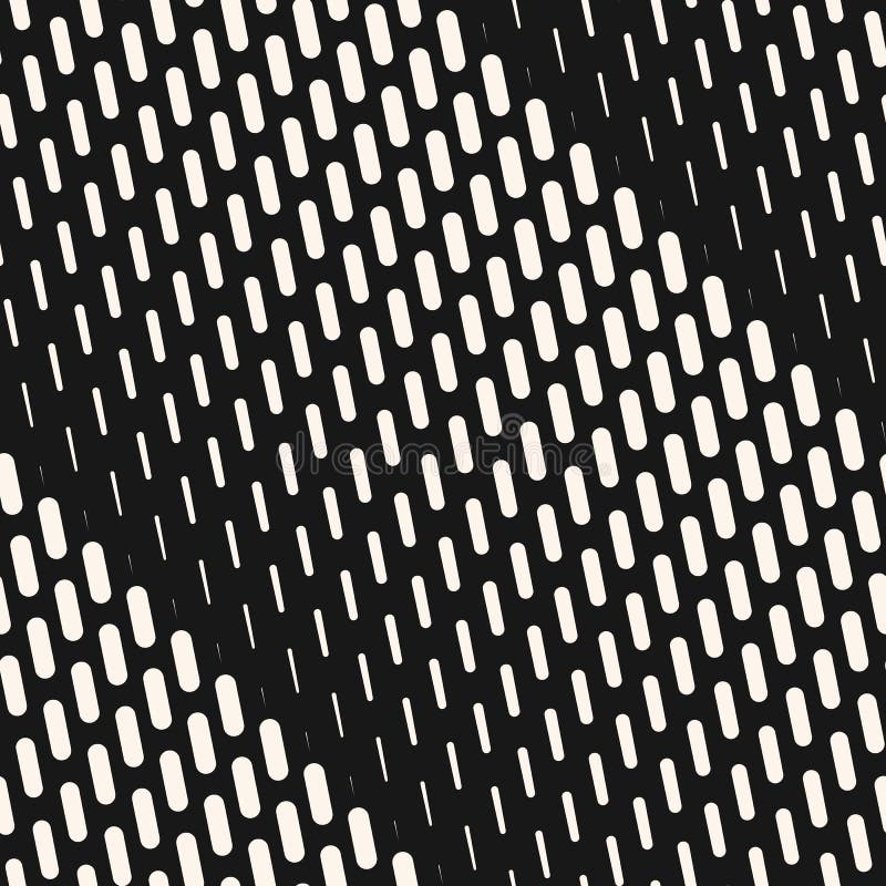 Vector Geometric Halftone Seamless Pattern with Dash Lines, Fading ...