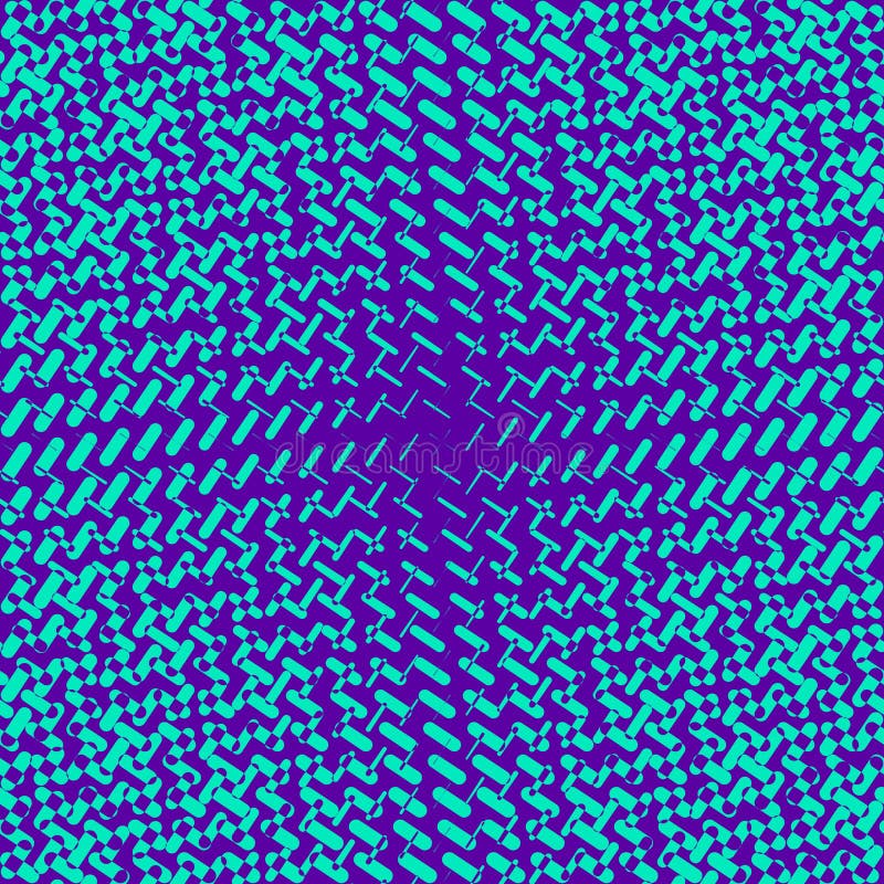 Vector Geometric Halftone Seamless Pattern with Dash Lines, Fading ...