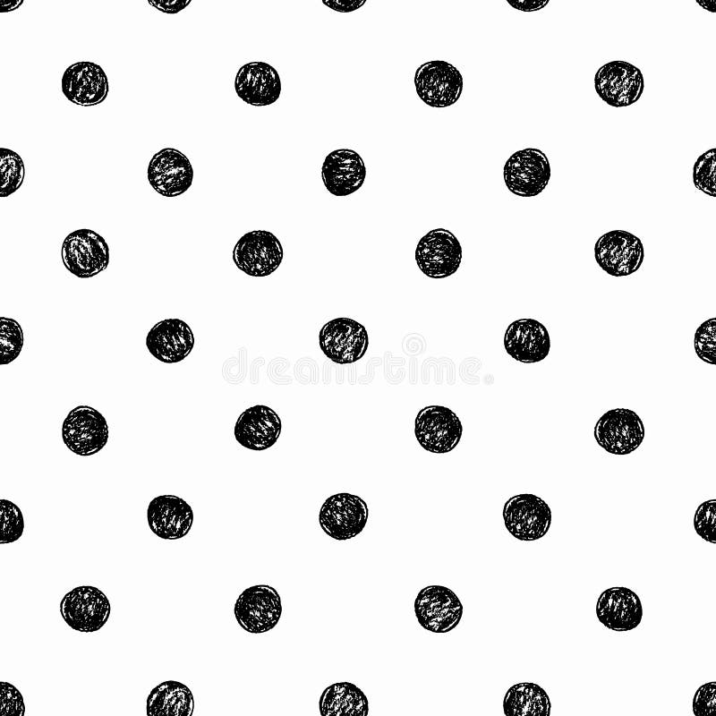 Vector Geometric Irregular Black Dot Pattern. Stock Vector ...