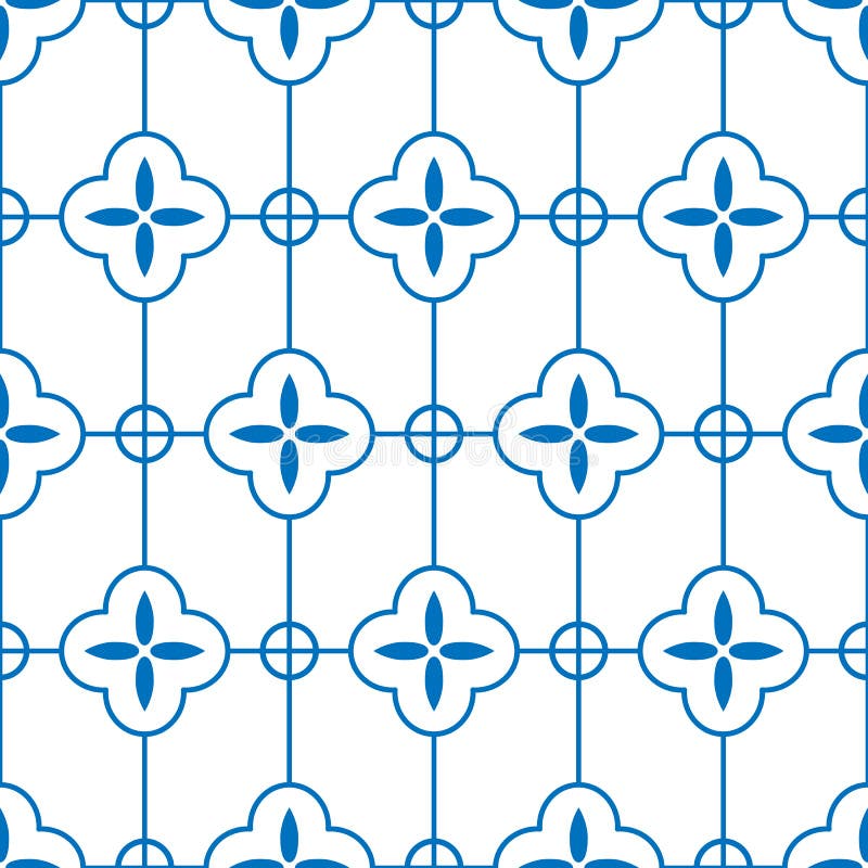 Vector Geometric Islamic Seamless Pattern Stock Vector - Illustration ...