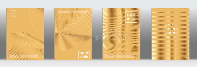 Vector Geometric Line Pattern for Poster Design. Stock Vector ...