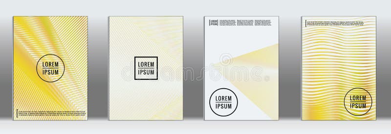 Vector Geometric Line Pattern for Poster Design. Stock Vector ...