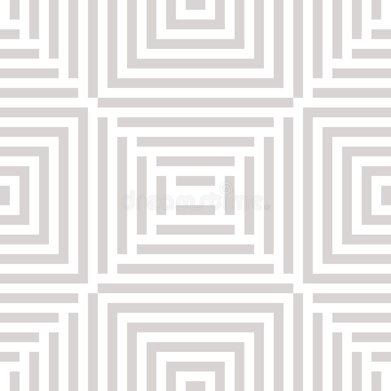 Vector Geometric Lines Seamless Pattern. Abstract White and Gray ...