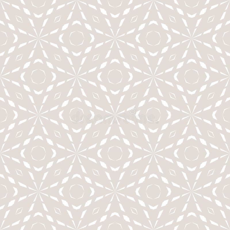 Vector Geometric Lines Seamless Texture. Subtle Light Beige and White ...