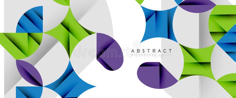 Vector Geometric Modern Tech Abstract Background Stock Illustration ...