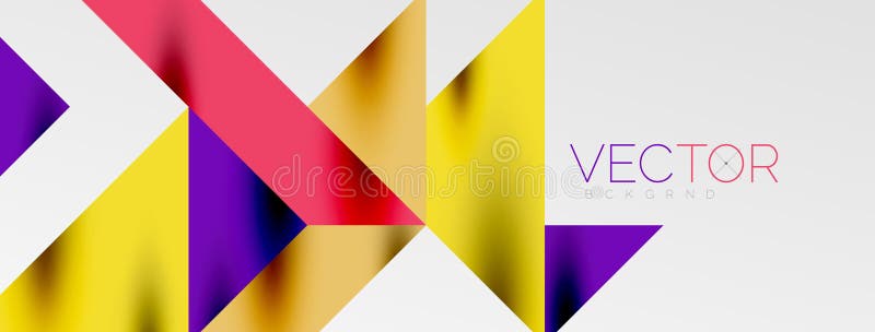 Vector Geometric Modern Tech Abstract Background Stock Vector ...