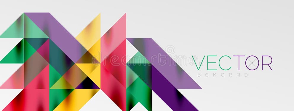 Vector Geometric Modern Tech Abstract Background Stock Vector ...