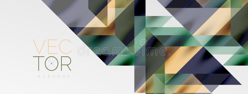 Vector Geometric Modern Tech Abstract Background Stock Vector ...
