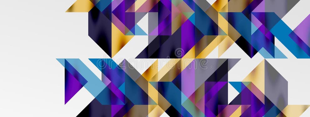Vector Geometric Modern Tech Abstract Background Stock Vector ...