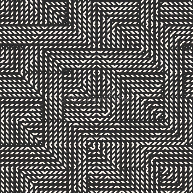 Vector Abstract Monochrome Geometric Pattern with Crossing Lines ...