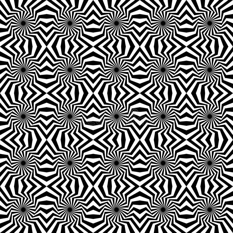 Vector Geometric Pattern with Distortion Effect Stock Vector ...