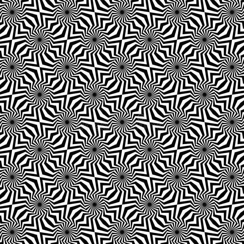 Vector Geometric Pattern with Distortion Effect Stock Vector ...