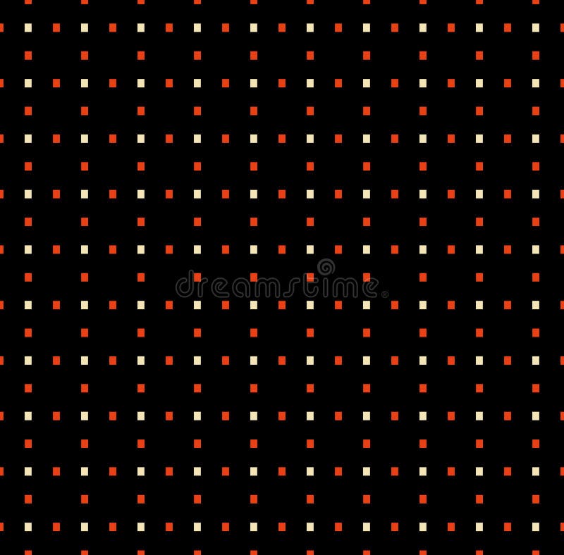 Vector Geometric Pattern with Small Hand Painted Squares Placed in Rows ...