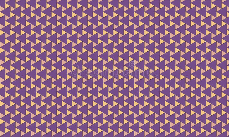 Geometric Pattern. Pattern with Violet and Yellow Triangles. Stock ...