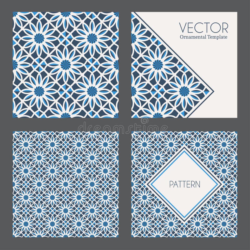 Vector Geometric Patterns stock vector. Illustration of collection ...