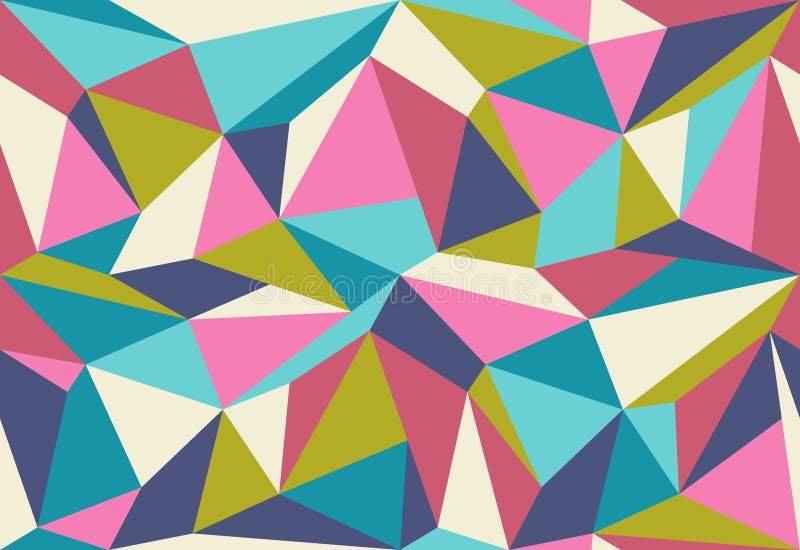 Vector Geometric Polygon Pattern. Modern Vector Pattern with Colorful ... Vector Geometric Polygon Pattern. Modern Vector Pattern with Colorful ...
