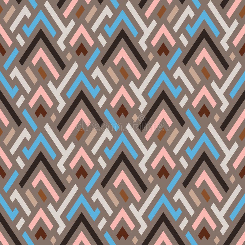 Seamless Angles and Curves stock vector. Illustration of pattern - 28115825