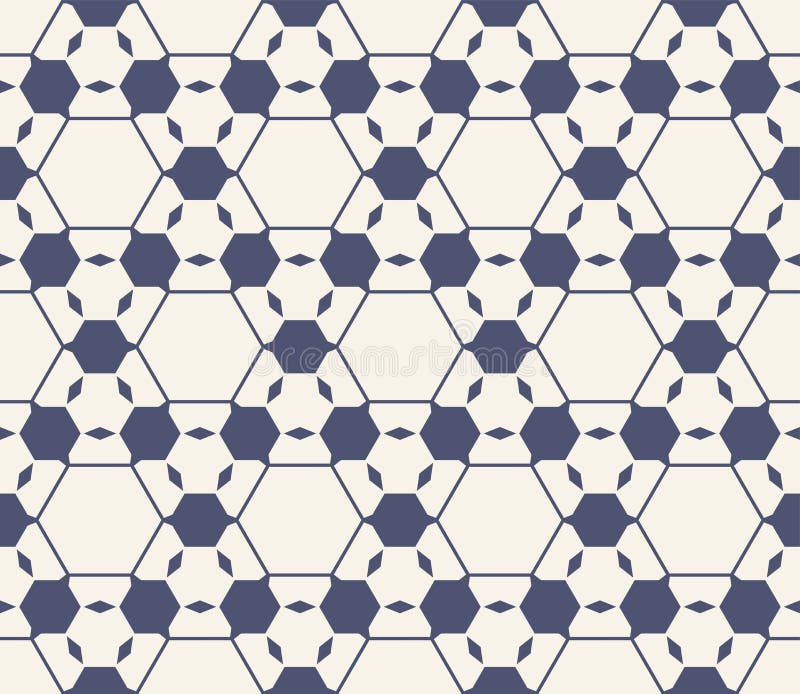 Vector Geometric Seamless Pattern. Abstract Blue and White Linear Grid ...