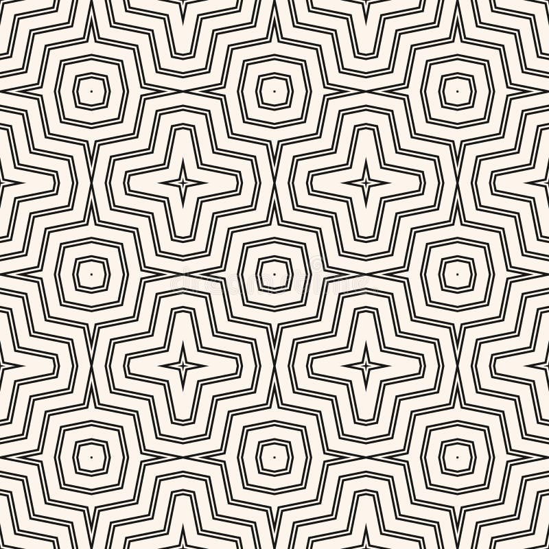 Vector Geometric Seamless Pattern with Concentric Zig Zag Lines ...