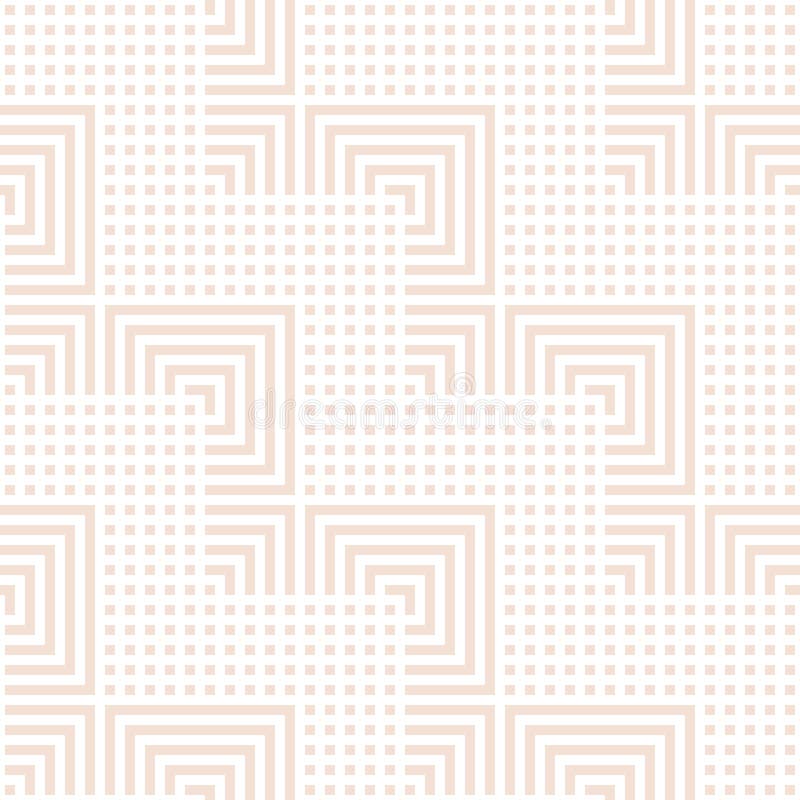 Vector Geometric Seamless Pattern with Lines, Squares, Tiles, Grid ...