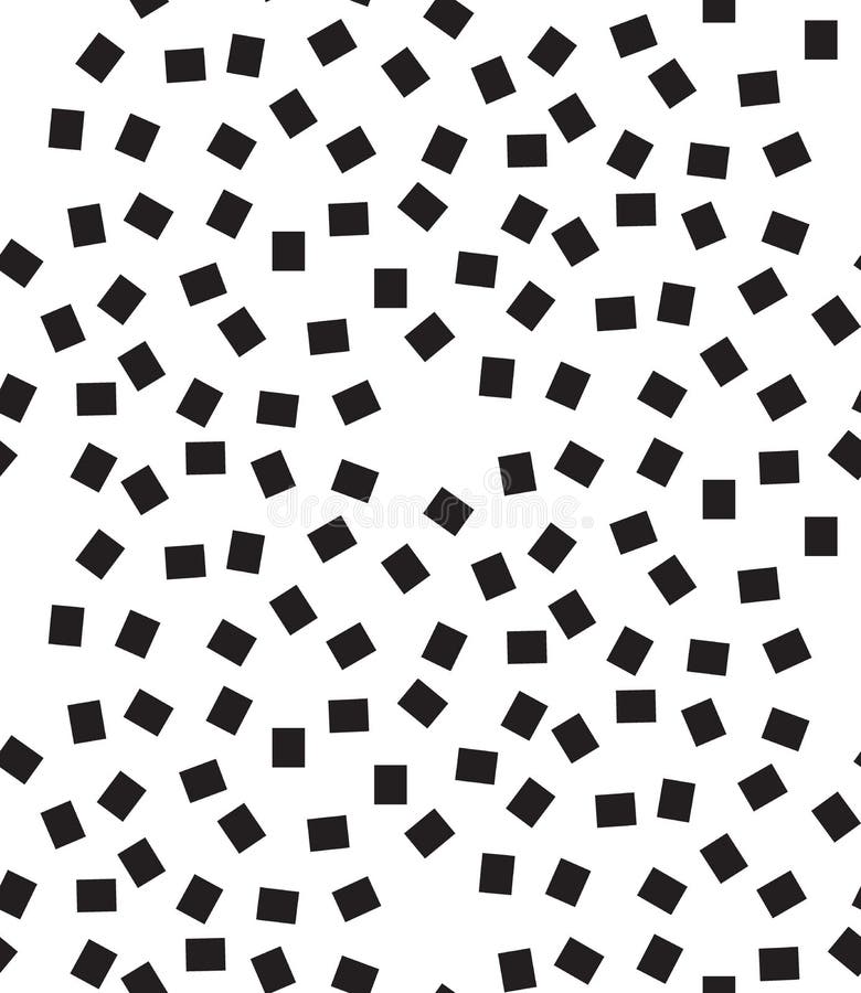 Vector Geometric Seamless Pattern. Modern Square, Dots Texture Stock ...