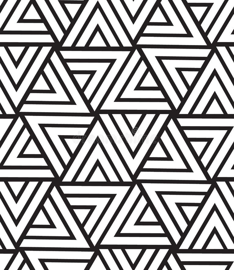 Repeating Triangle Pattern Stock Illustrations – 33,794 Repeating ...