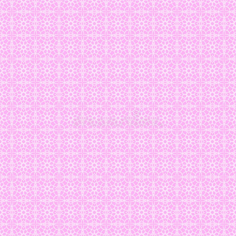 Pink Geometric Seamless Pattern Stock Illustration - Illustration of ...