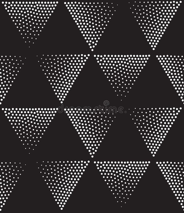 Vector Geometric Seamless Pattern. Repeating Abstract Dots Stock Vector ...