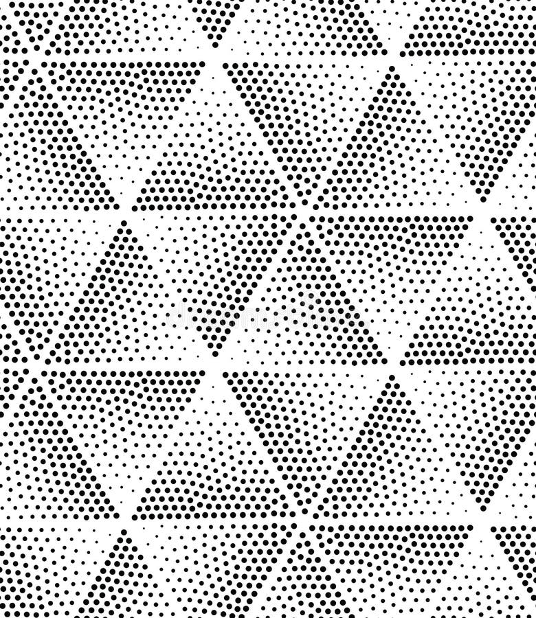 Vector Geometric Seamless Pattern. Repeating Abstract Dots Stock Vector ...