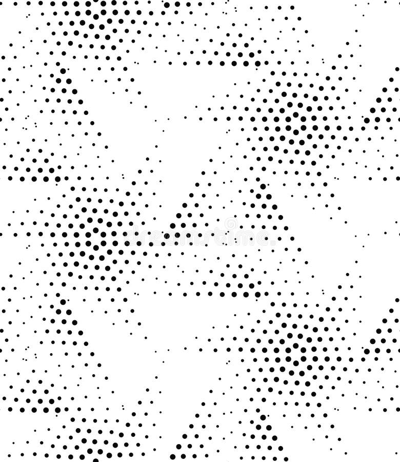 Vector Geometric Seamless Pattern. Repeating Abstract Dots Stock Vector ...