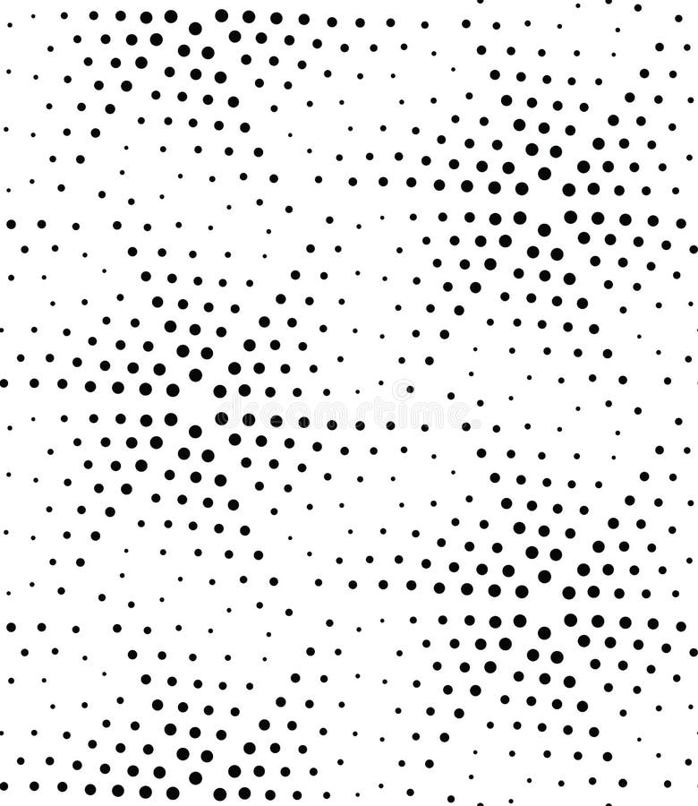 Vector Geometric Seamless Pattern. Repeating Abstract Dots Stock Vector ...