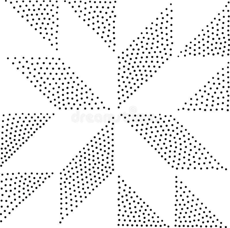 Vector Geometric Seamless Pattern. Repeating Abstract Dots Stock Vector ...
