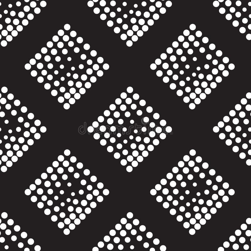 Vector Geometric Seamless Pattern. Repeating Abstract Dots Stock Vector ...