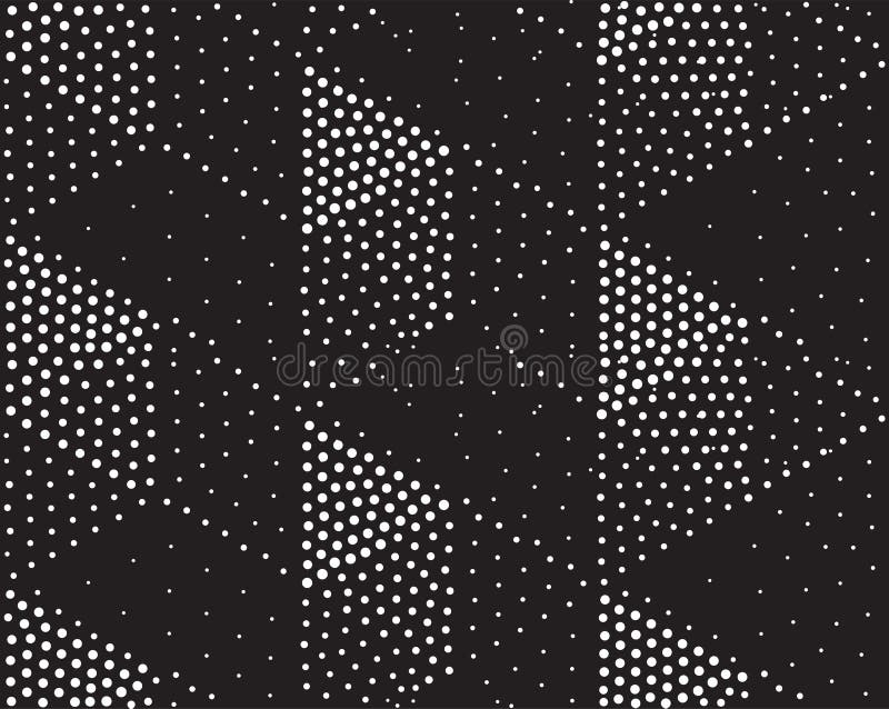 Vector Geometric Seamless Pattern. Repeating Abstract Dots Stock Vector ...