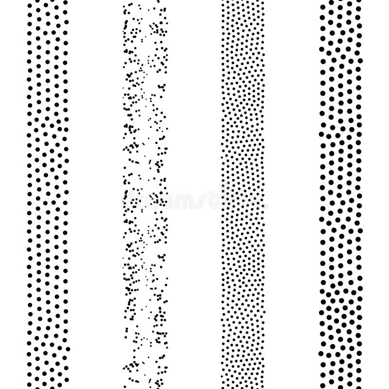 Vector Geometric Seamless Pattern. Repeating Abstract Dots Stock Vector ...