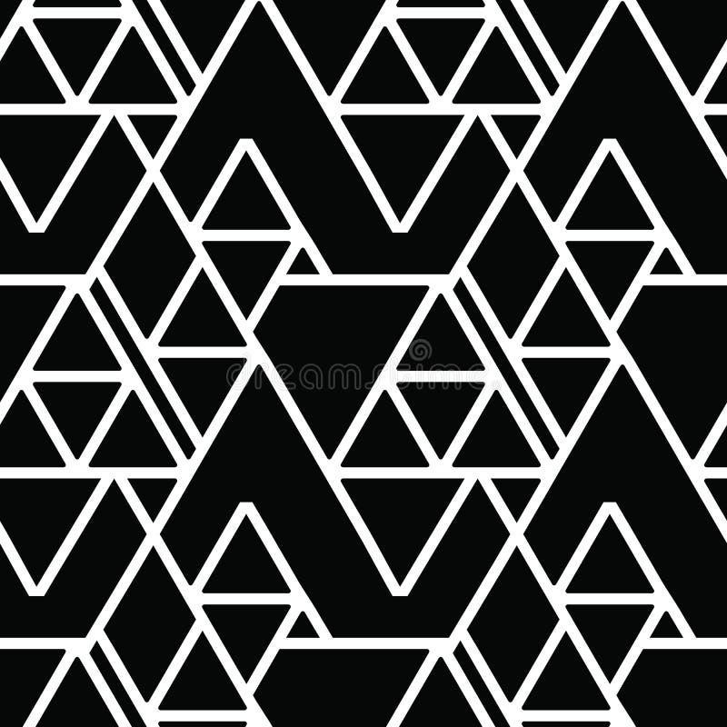 Vector Geometric Seamless Pattern Stock Vector - Illustration of ...