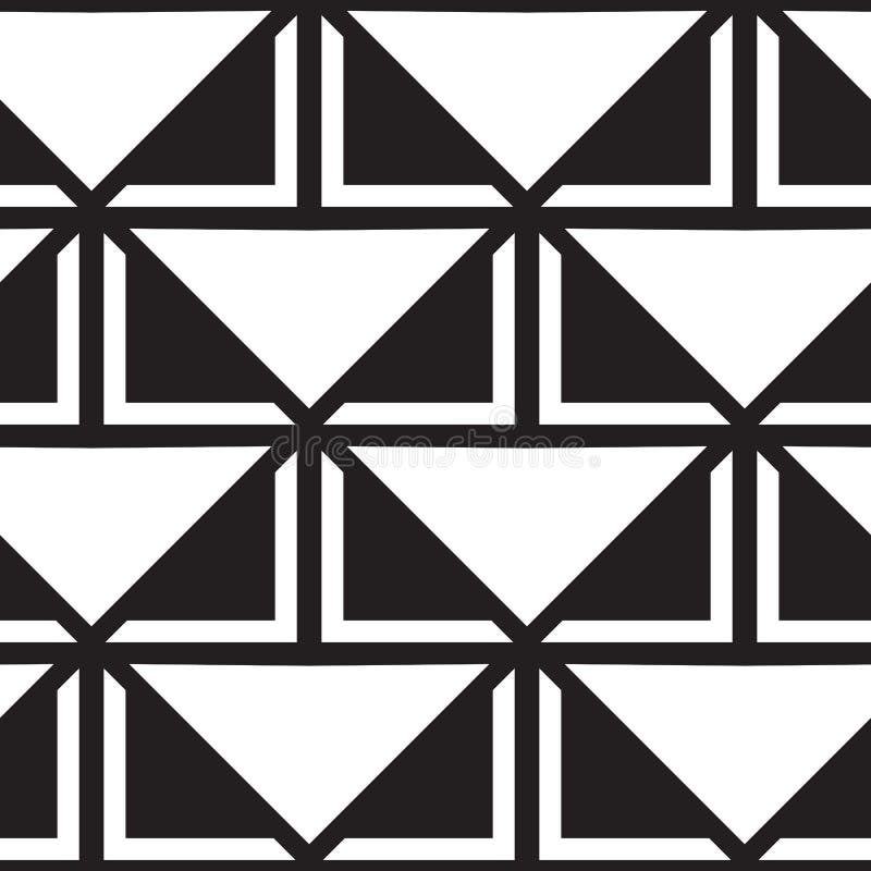 Vector Geometric Seamless Pattern. Repeating Abstract Lines Stock ...